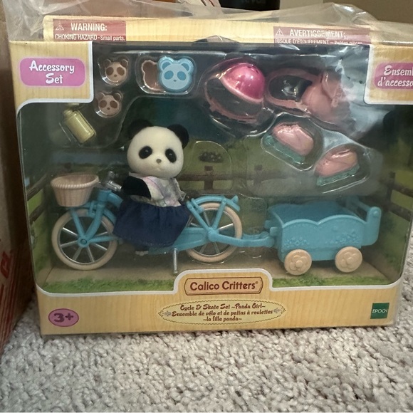 calico critters | Toys | Calico Critters Panda Cycle Skate Set Nib ...